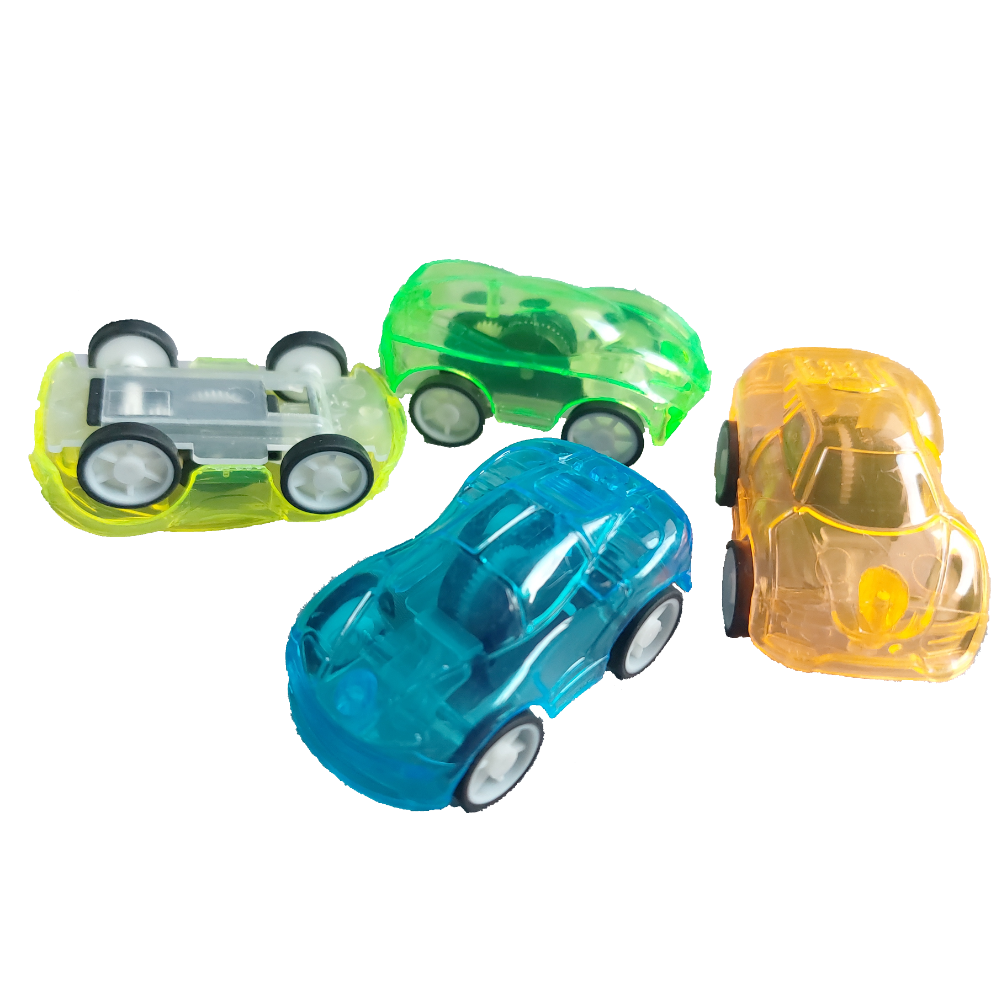 Pull Back Cars - Pkg/8 - WhiteOp
